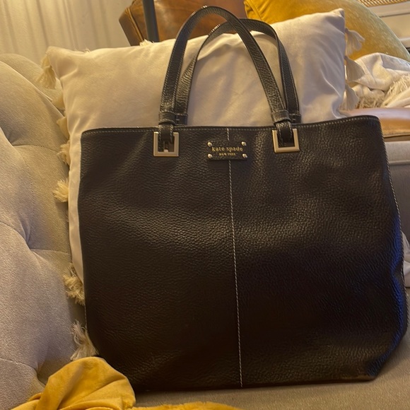 kate spade | Bags | Classic Kate Spade Leather Bag 4 High By 17 Inches ...